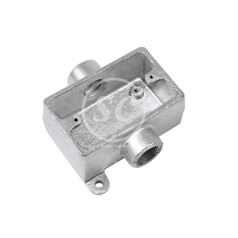 F.S.W. BOX 3" x 4 ½” HOT DIP GALVANIZED | SC Fittings | Conduit Fittings