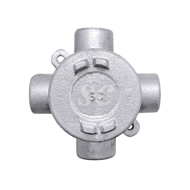 JUNCTION ROUND BOX HOT DIP GALVANIZED | SC Fittings | Conduit Fittings
