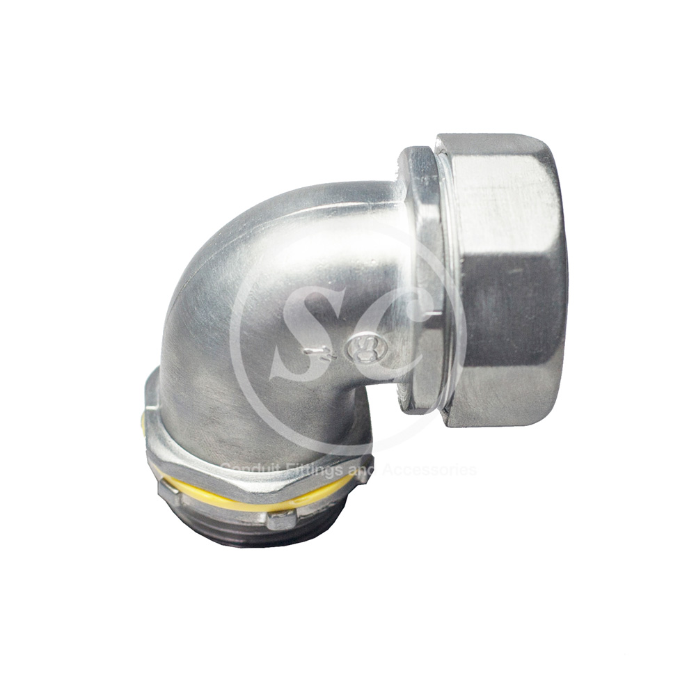 LIQUID TIGHT FLEXIBLE CONDUIT 90-DEGREE CONNECTOR | SC Fittings ...